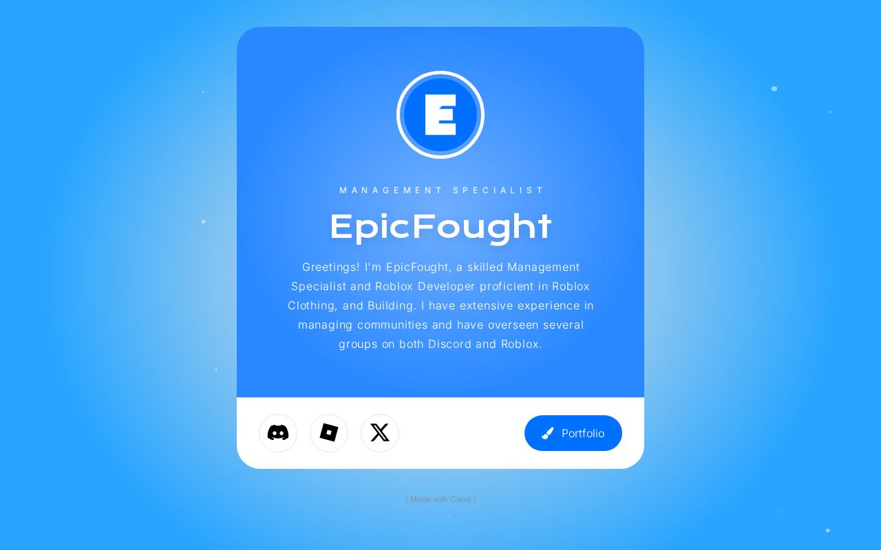 EpicFought's Portfolio